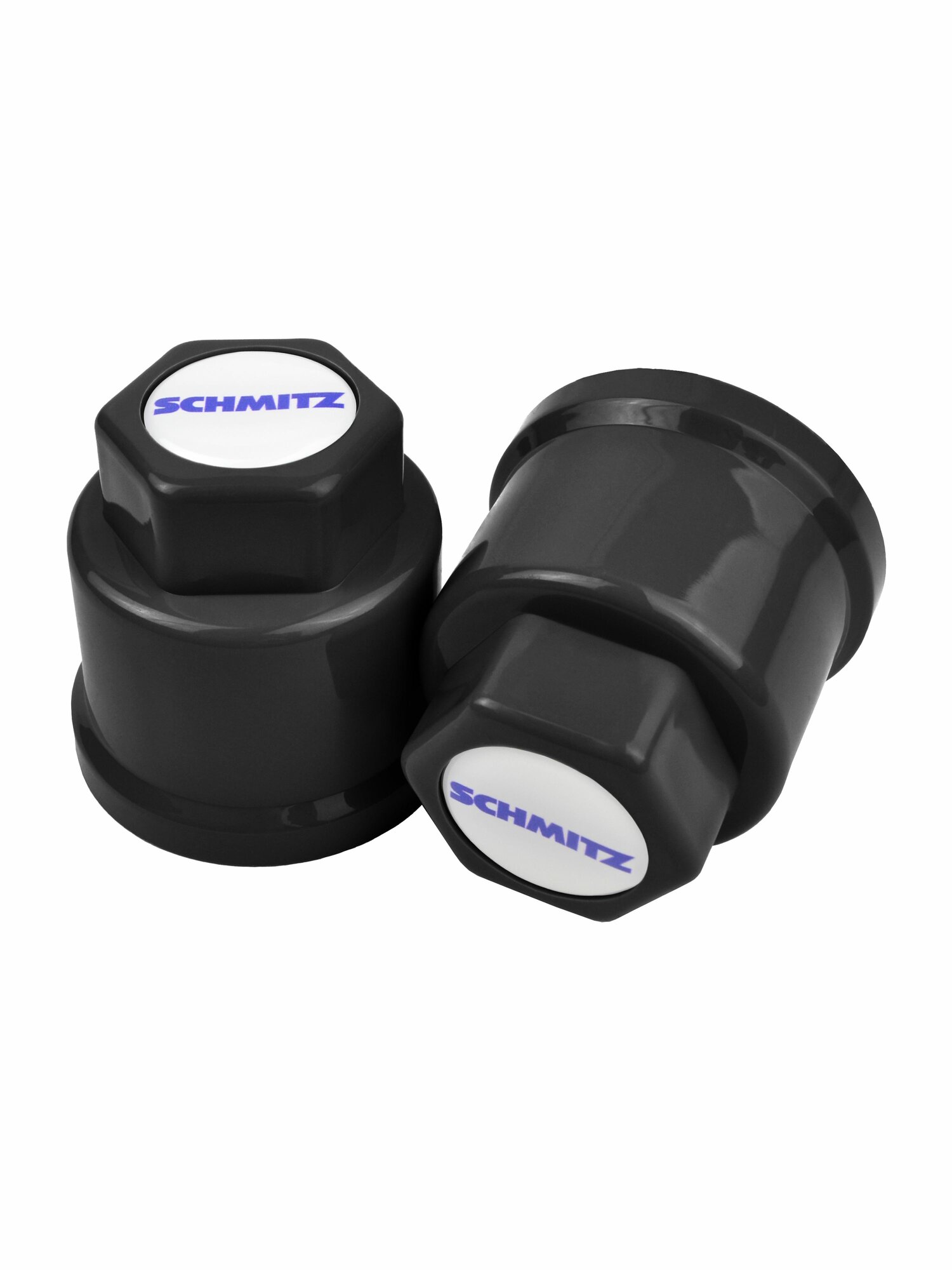 Колпачки на колесные гайки 32 мм с логотипом Schmitz 20 шт черные