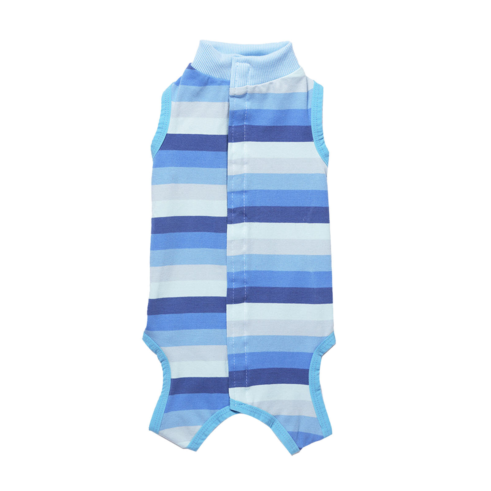 Защитный костюм для собак, многоцелевой, эластичный, удобный, дышащий, с синей полосой, для послеоперационного восстановления после хирургических операций. Размер XL.