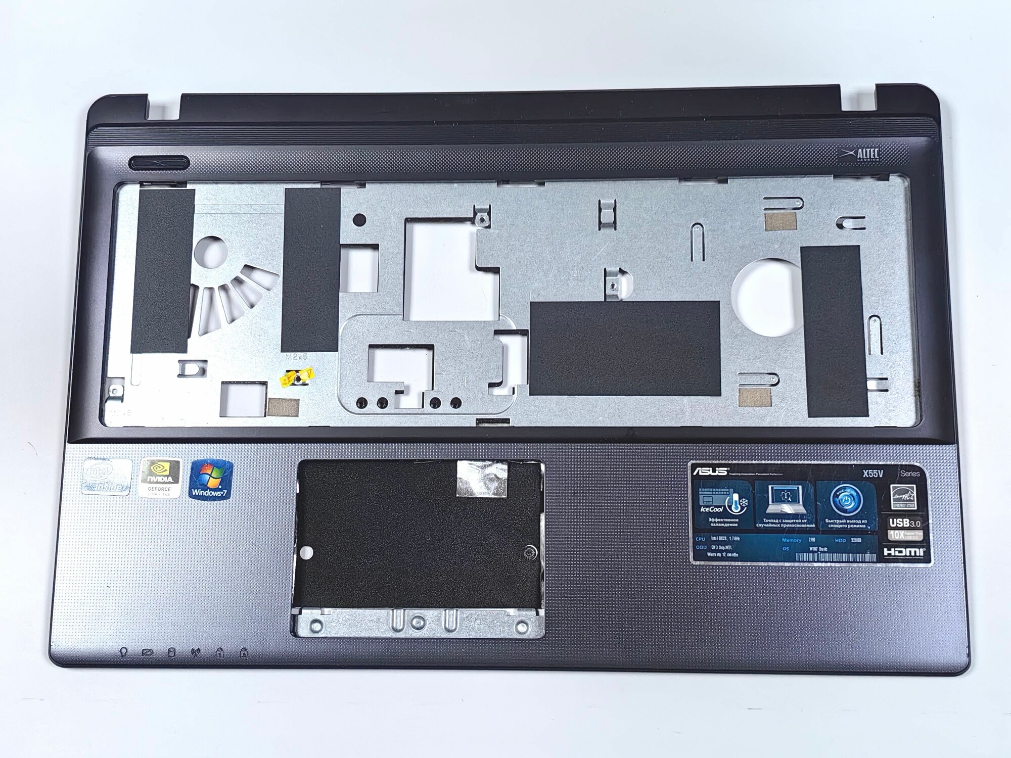 Верхняя часть корпуса, палмрест ноутбука Asus X55
