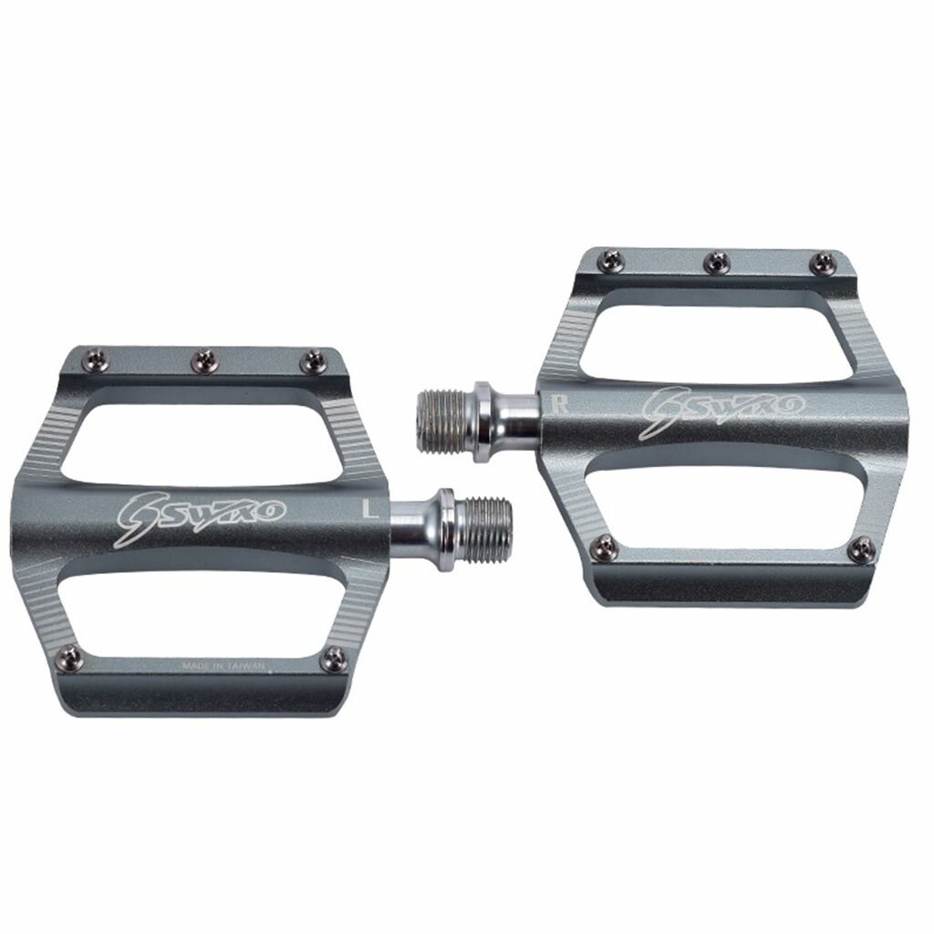 Горный велосипед с педалями из алюминиевого сплава, складной велосипед универсальный-титановый цвет