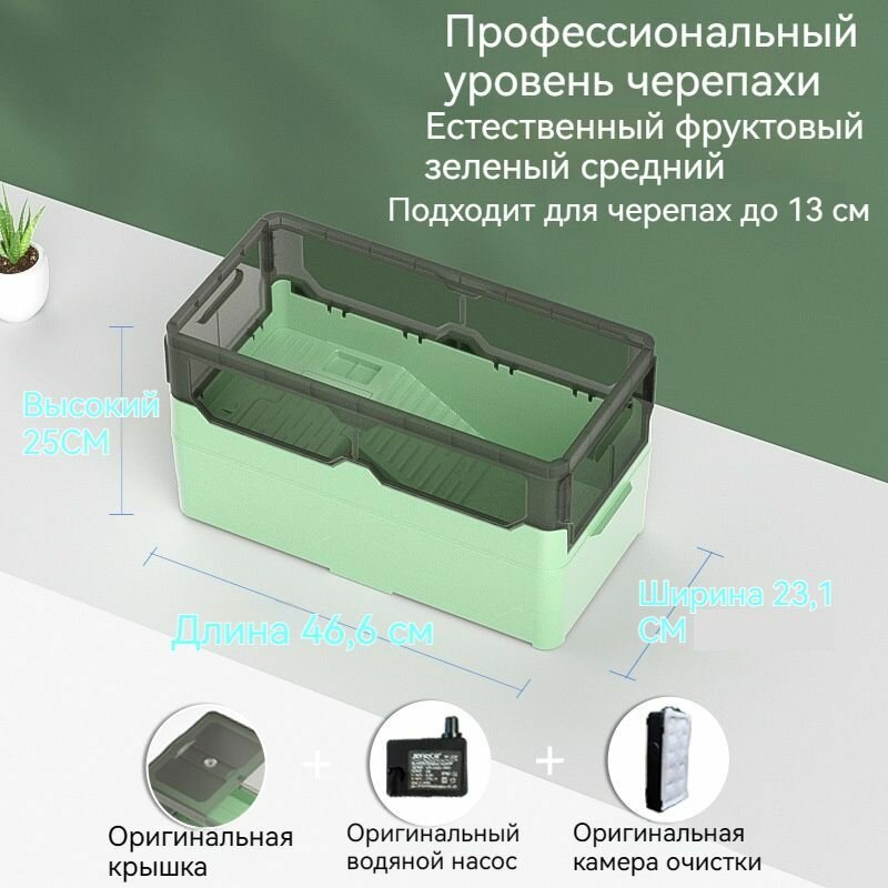 Вилла с ландшафтным дизайном в виде черепашьего аквариума и солнечной террасой