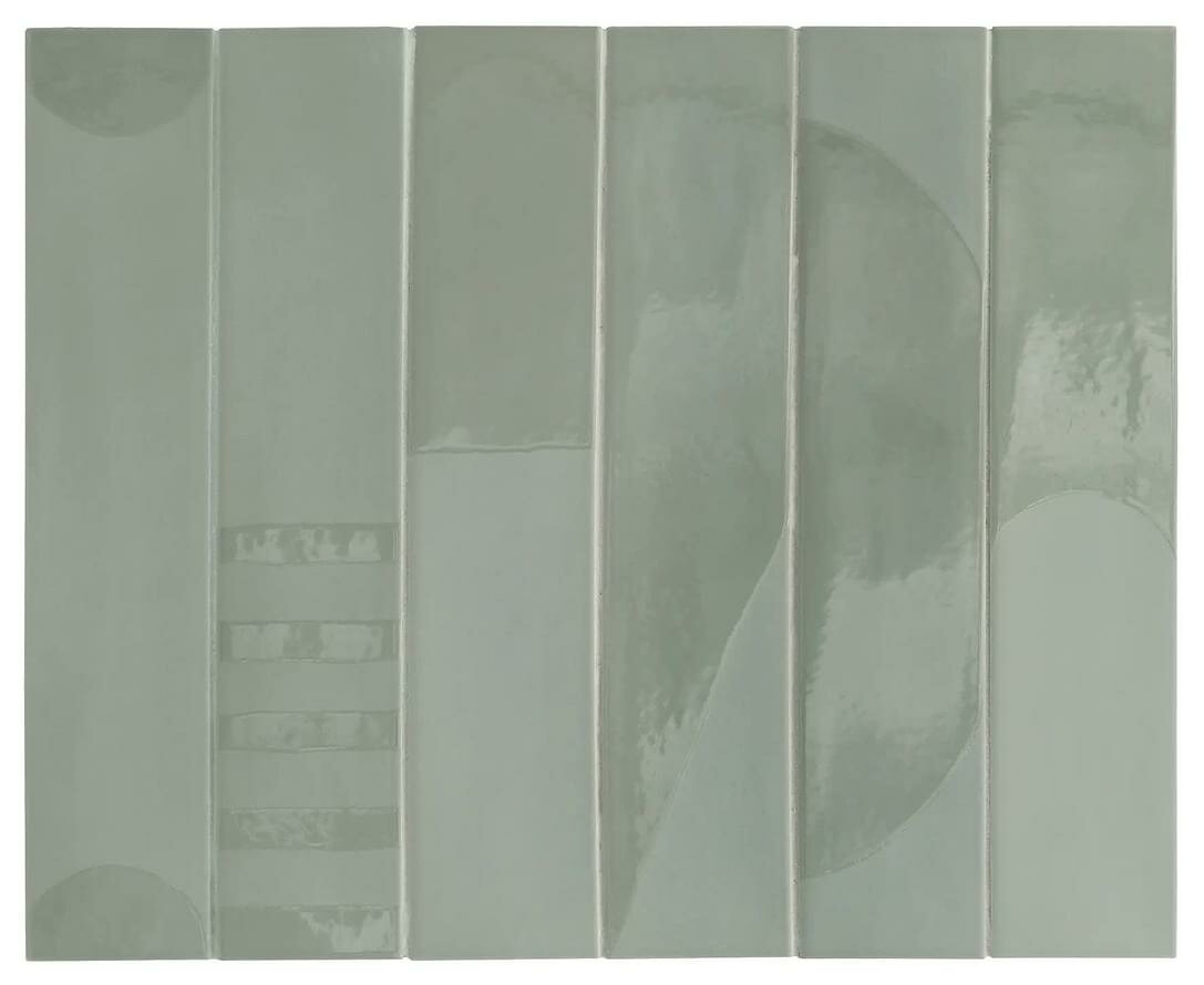 Керамогранит Equipe WADI DECOR MINT 6х30 см , 28шт (цена за 1 уп - 0,5кв. м)