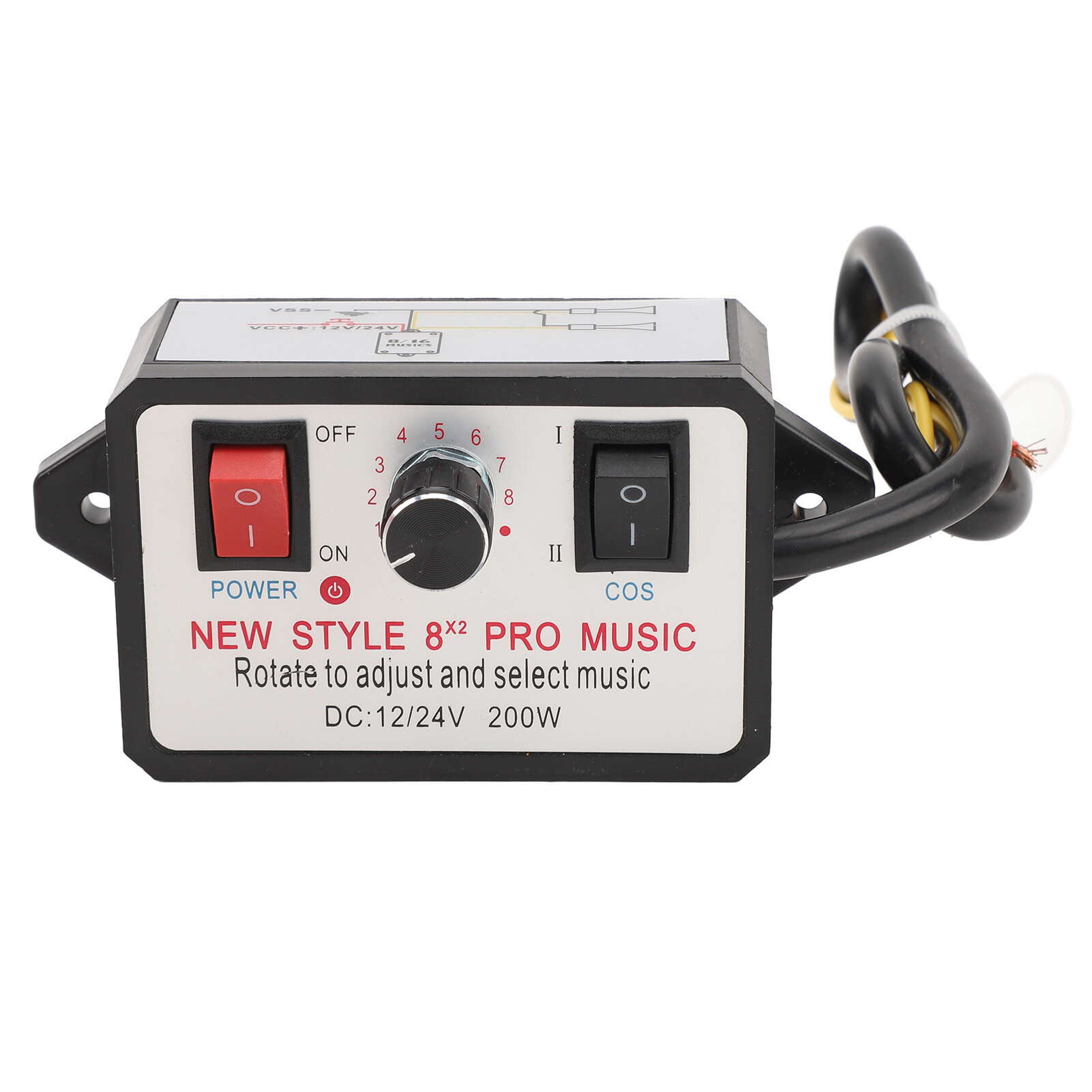 Контроллер звукового сигнала 16 тонов DC 12V 24V