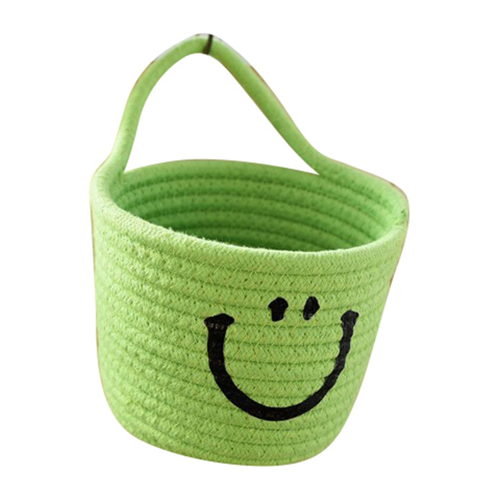Симпатичная ватная веревочная корзина