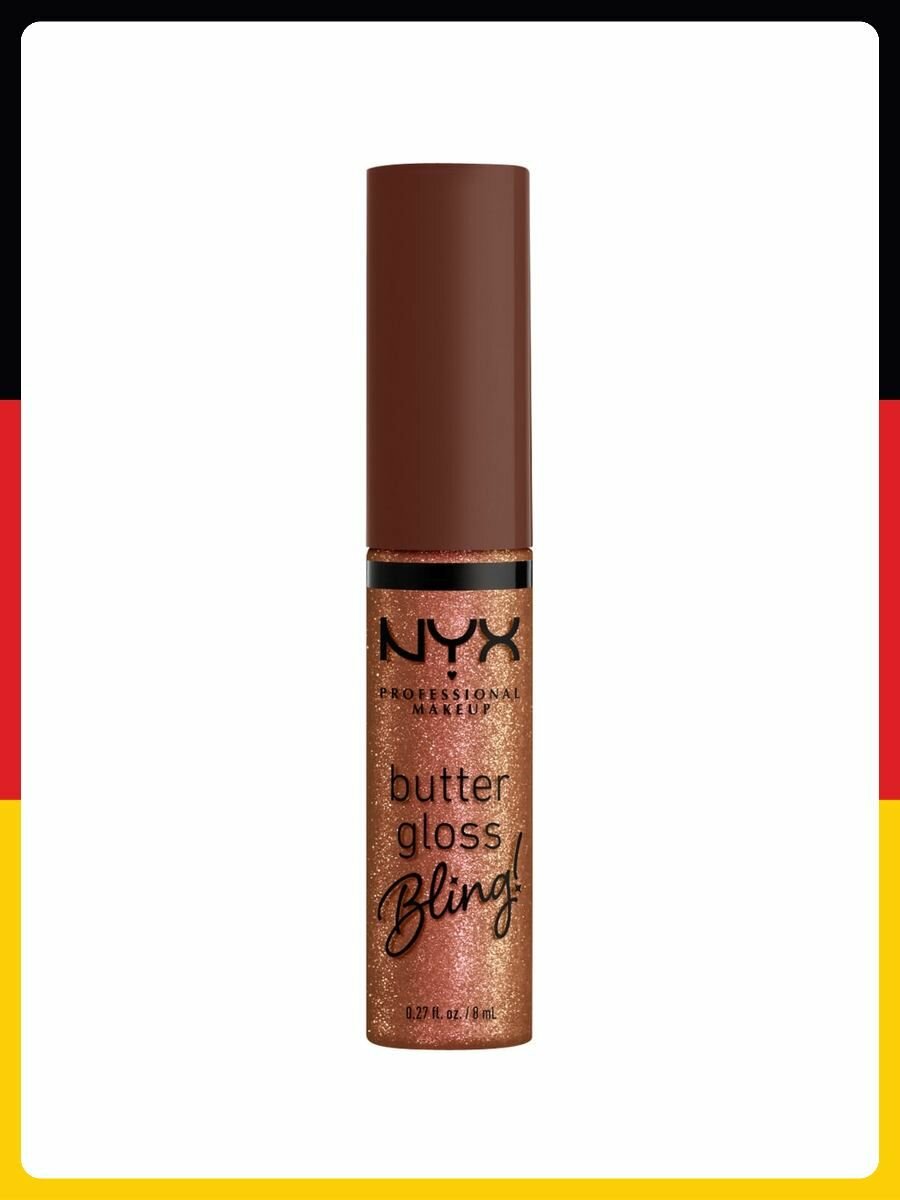 Блеск для губ NYX Professional Makeup Butter Gloss Bling 08 Bling Hustla, 8 мл