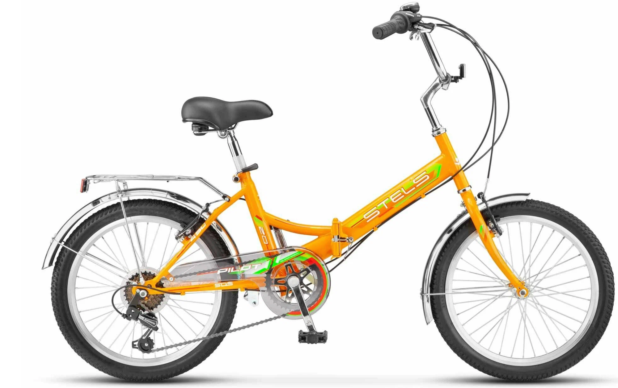 Складной велосипед STELS Pilot 450 V 20" Рост 13,5" оранжевый