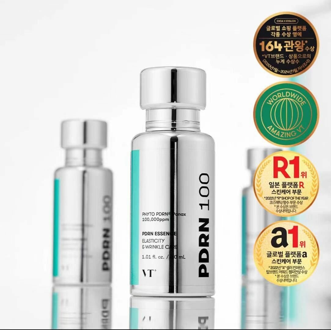 VT Cosmetics Сыворотка эссенция для лица антивозрастная PDRN Essence 100, 30мл3