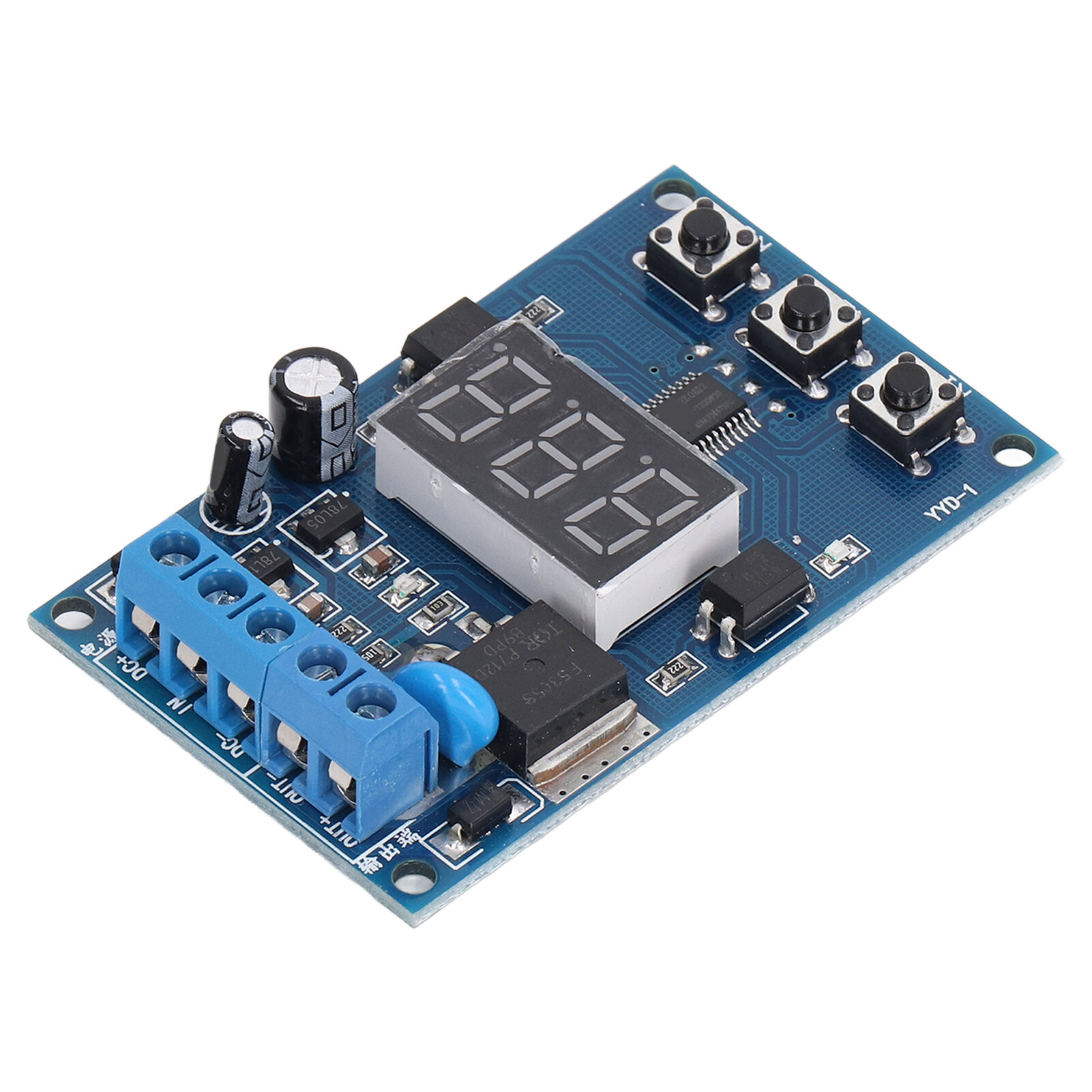 MOS Tube Control Board Adjustable Trigger Cycle Delay Switch Module Optocoupler Isolation E7A4 — фото 1