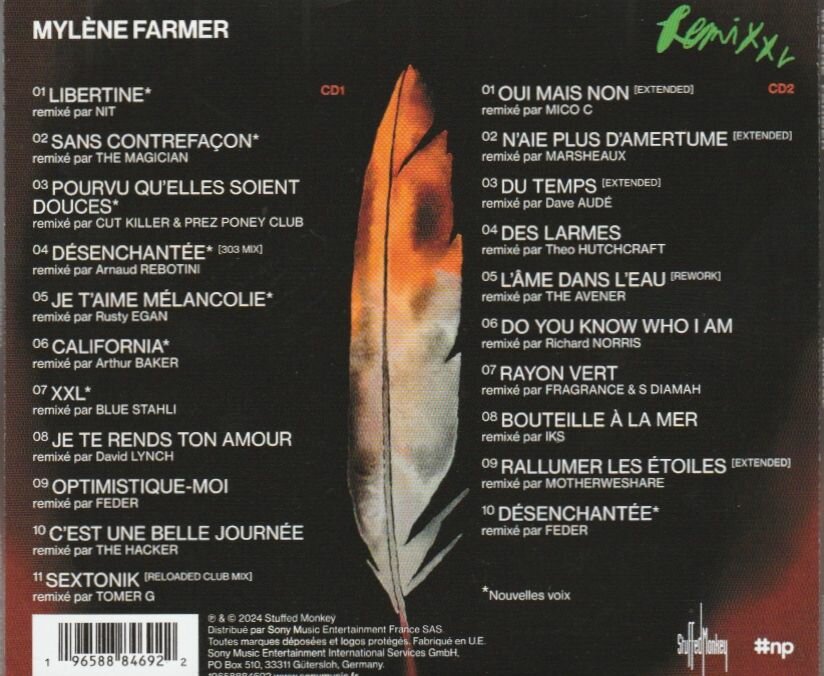 Mylene Farmer - RemiXXL 2CD диска — фото 1
