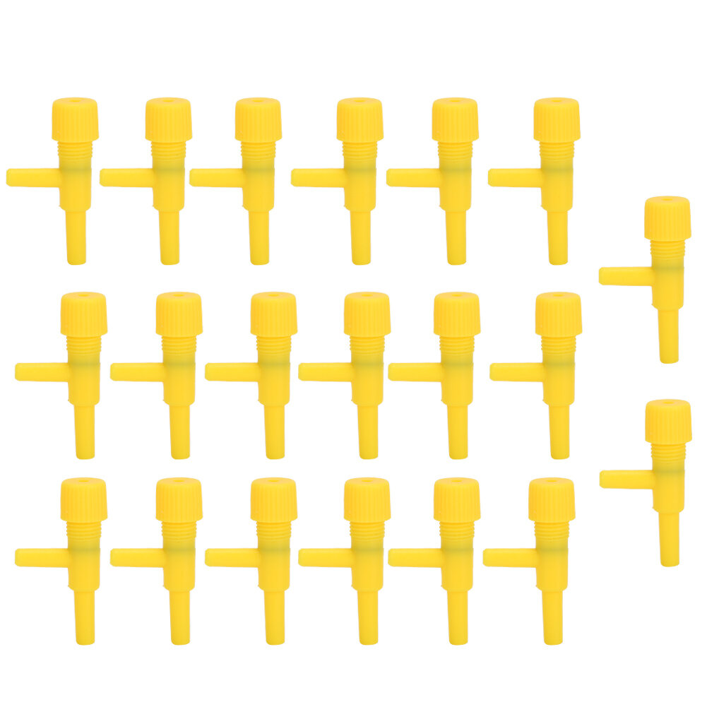 20 шт. Регулируемый регулятор потока воздуха для аквариума