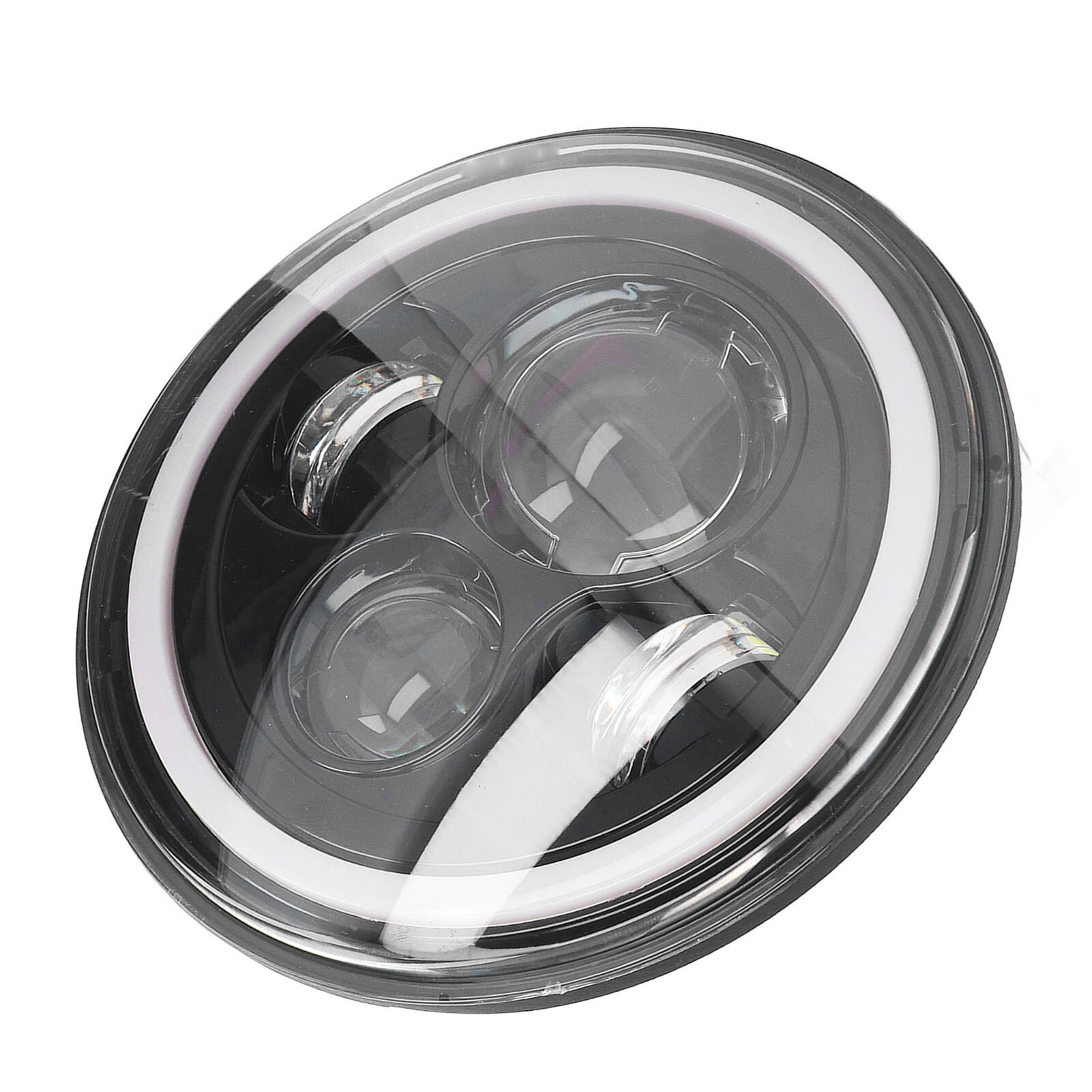 Фара для мотоцикла, 7 дюймов, 6000K, универсальная прочная светодиодная фара, передняя фара высокой яркости, от 9 до 36 В постоянного тока