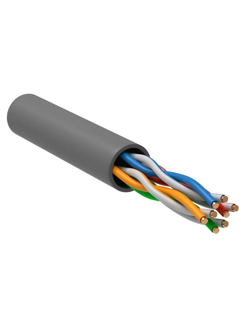 Кабель ITK Generica BC1-C5E04-111-305-T-R-G серый 305м