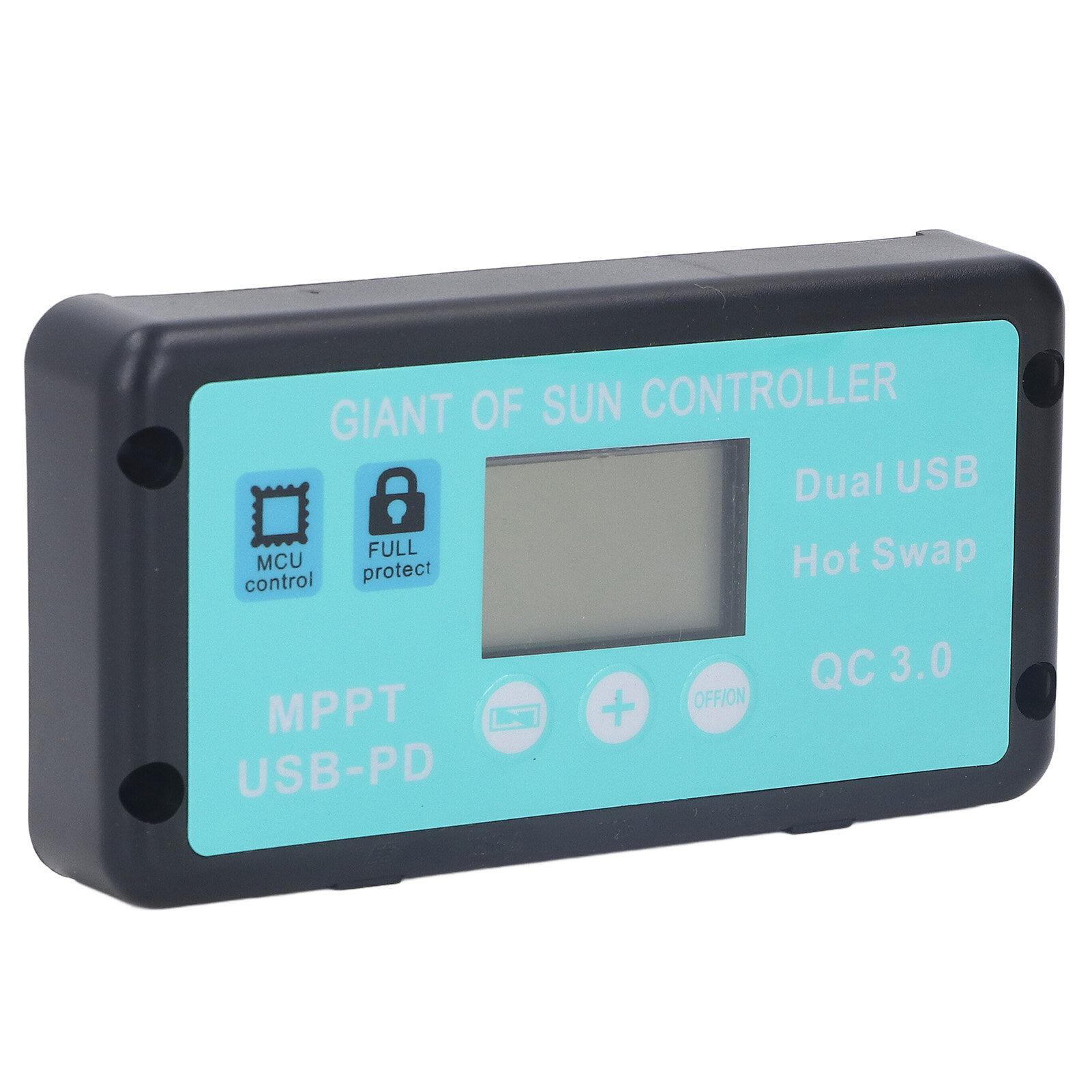 12 В 24 В MPPT Solar Controller Professional USB PD QC3.0 Регулятор солнечной панели с ЖК -дисплеем для Battey 30A