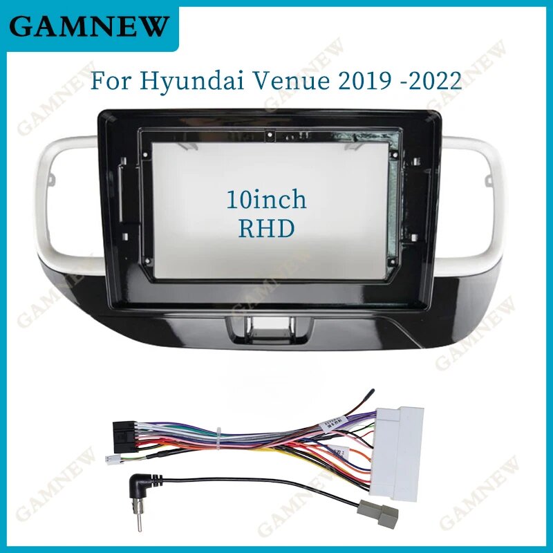 9 10-дюймовый адаптер лицевой панели автомобиля для Hyundai Venue 2019-2022 Android Radio Dash Fitting Panel Kit
