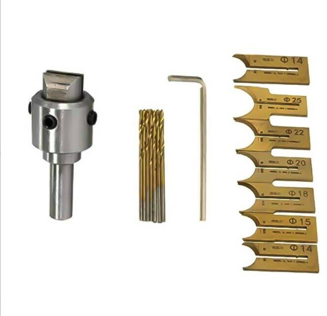 Набор карбидных фрез для деревянных бусин 16 шт – изготовление украшений и поделок из дерева