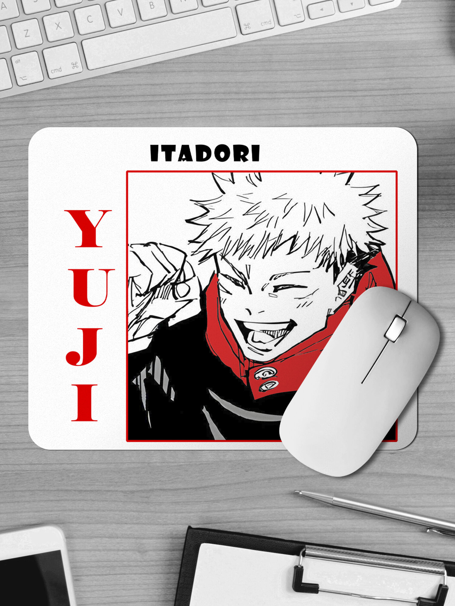 Коврик для мыши магическая битва / аниме / годжо сатору