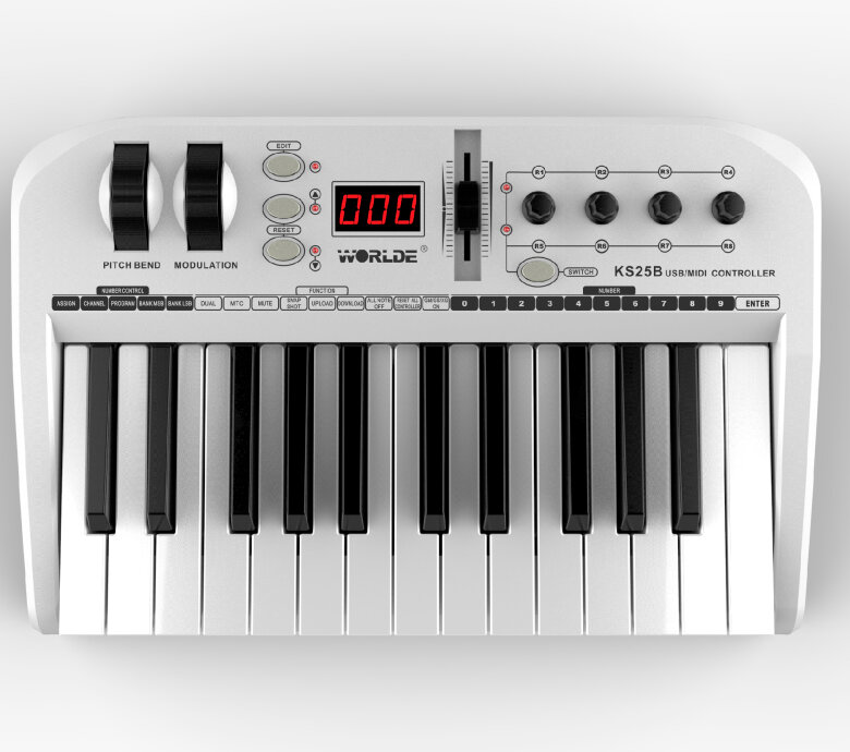 KS25B MIDI-контроллер, 25 клавиш, LAudio