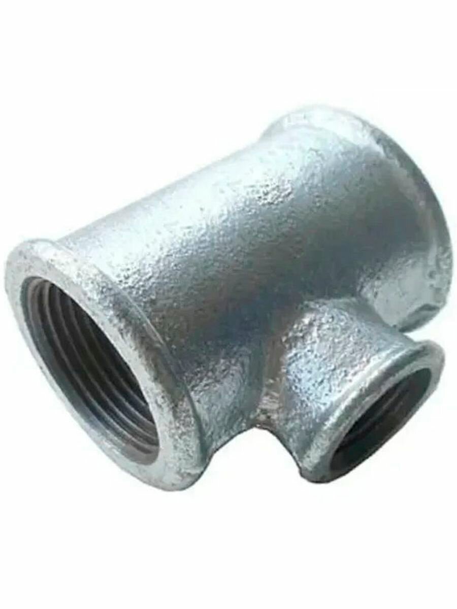 Тройник чугун оцинк. Ду25-Ду20-Ду25