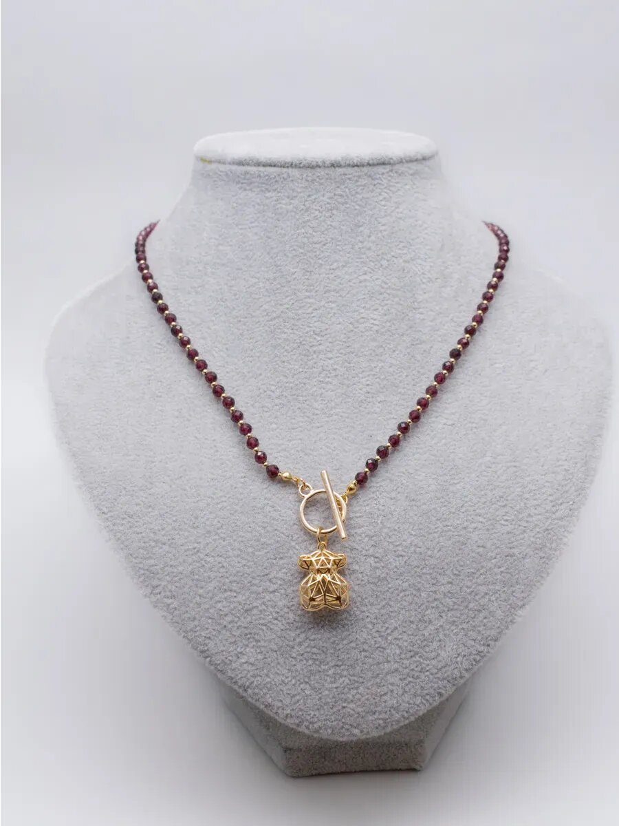 Колье, гранат