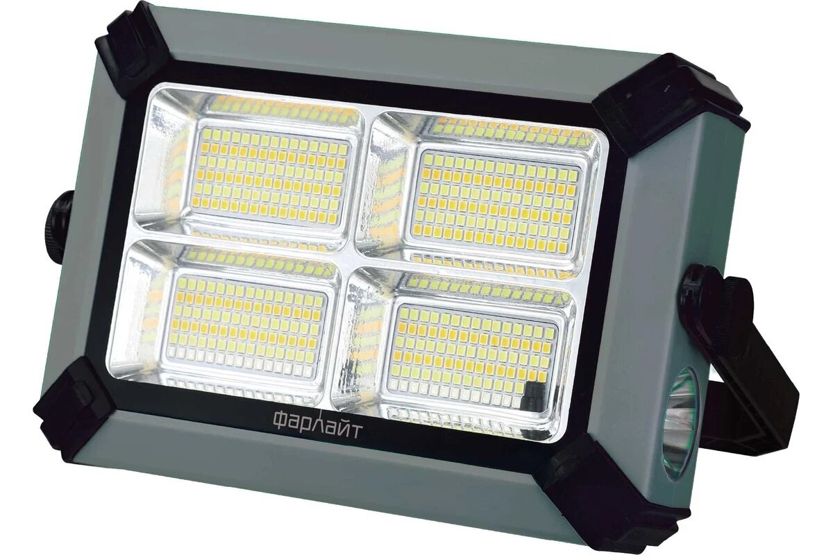 Прожектор светодиодный Фарлайт аккумуляторный 3 CCT, сигнальный режим, на магнитах, пульт ДУ