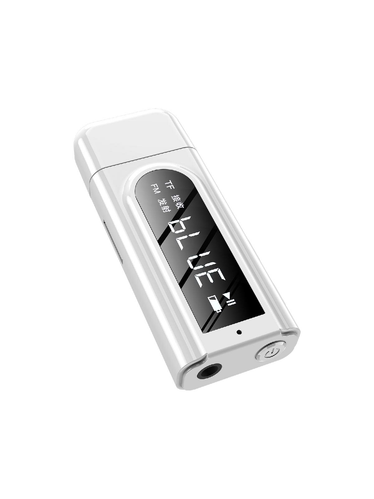 USB Adapter Wireless FM Transmitter With LCD Display 5.0 Bluetooth-compatible Receiver For TV PC Driver-Free USB Dongle