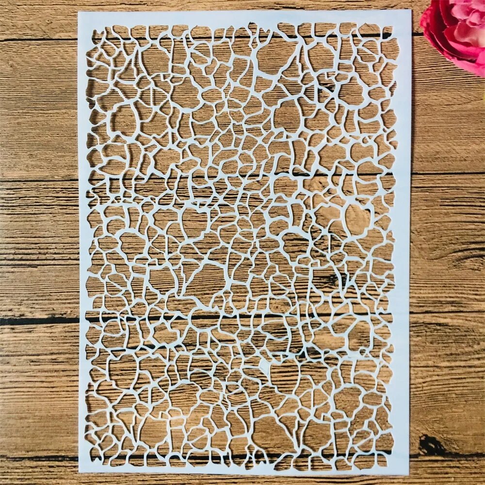 29*21 см A4 нерегулярная мозаичная текстура DIY многослойные трафареты настенная живопись раскраска для скрапбукинга тиснение альбом декоративный шаблон