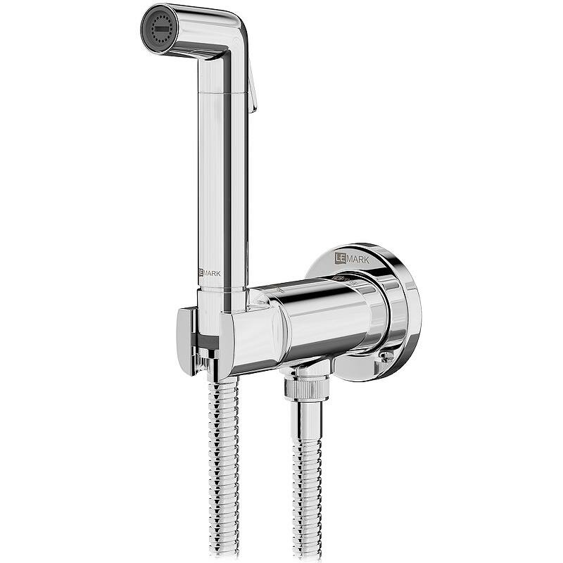 Гигиенический душ со смесителем Lemark Solo LM7171C Хром, современный стиль