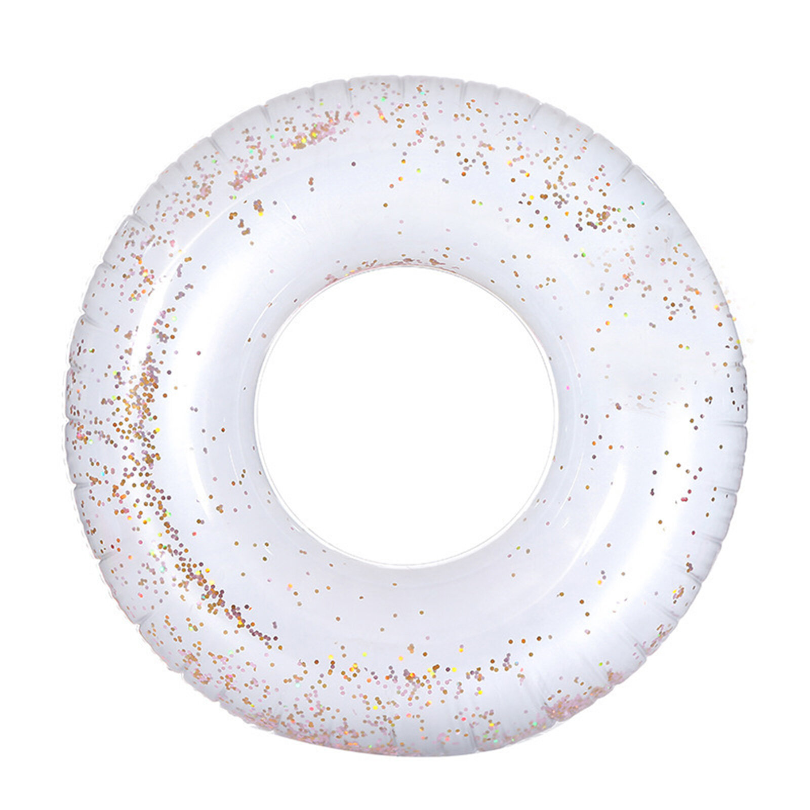 Цветное прозрачное кольцо для плавания с блестками (случайный цвет)-70