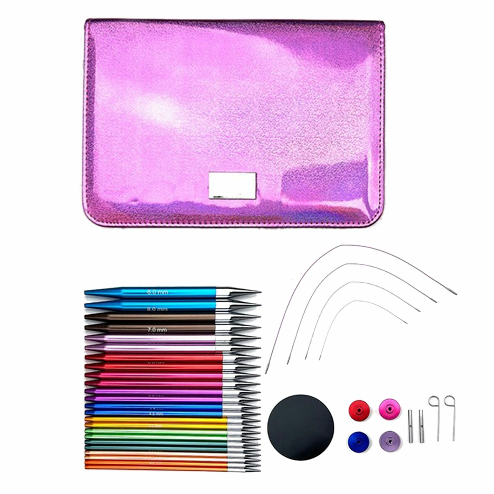 Круглая вязаная игла набор сменного размера 30 мм-80 мм для ремесла