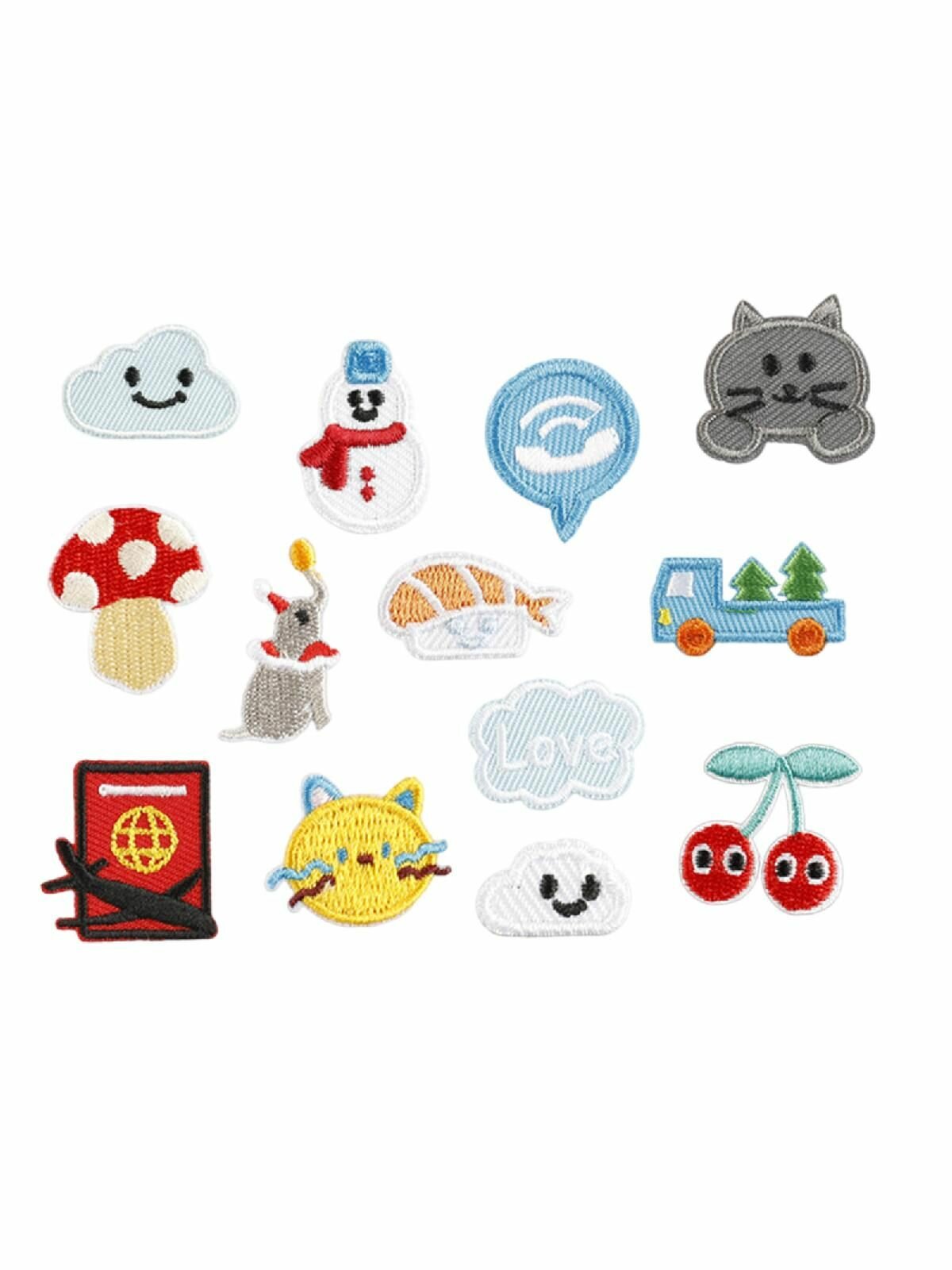 Category5_RU, Патч-наклейки DIY тканевые наклейки