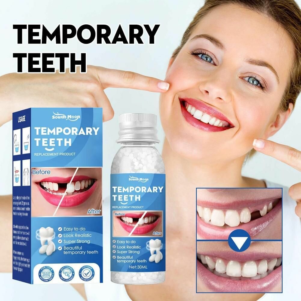 Полимерный клей для ремонта зубов, корректируемые зубные зазоры, заполнение