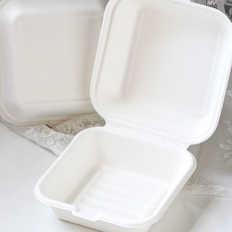 10/20/50 шт. одноразовая экологически чистая коробка для бенто, еда, приготовление еды, обеда, хранение фруктового салата, гамбургер, торт, картофель фри, сэндвич, упаковка