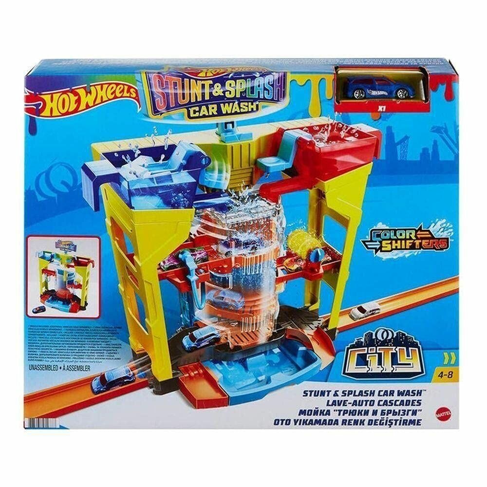 Mattel Hot Wheels Игровой набор для автомойки с трюками и брызгами / Stunt Splash Car Wash