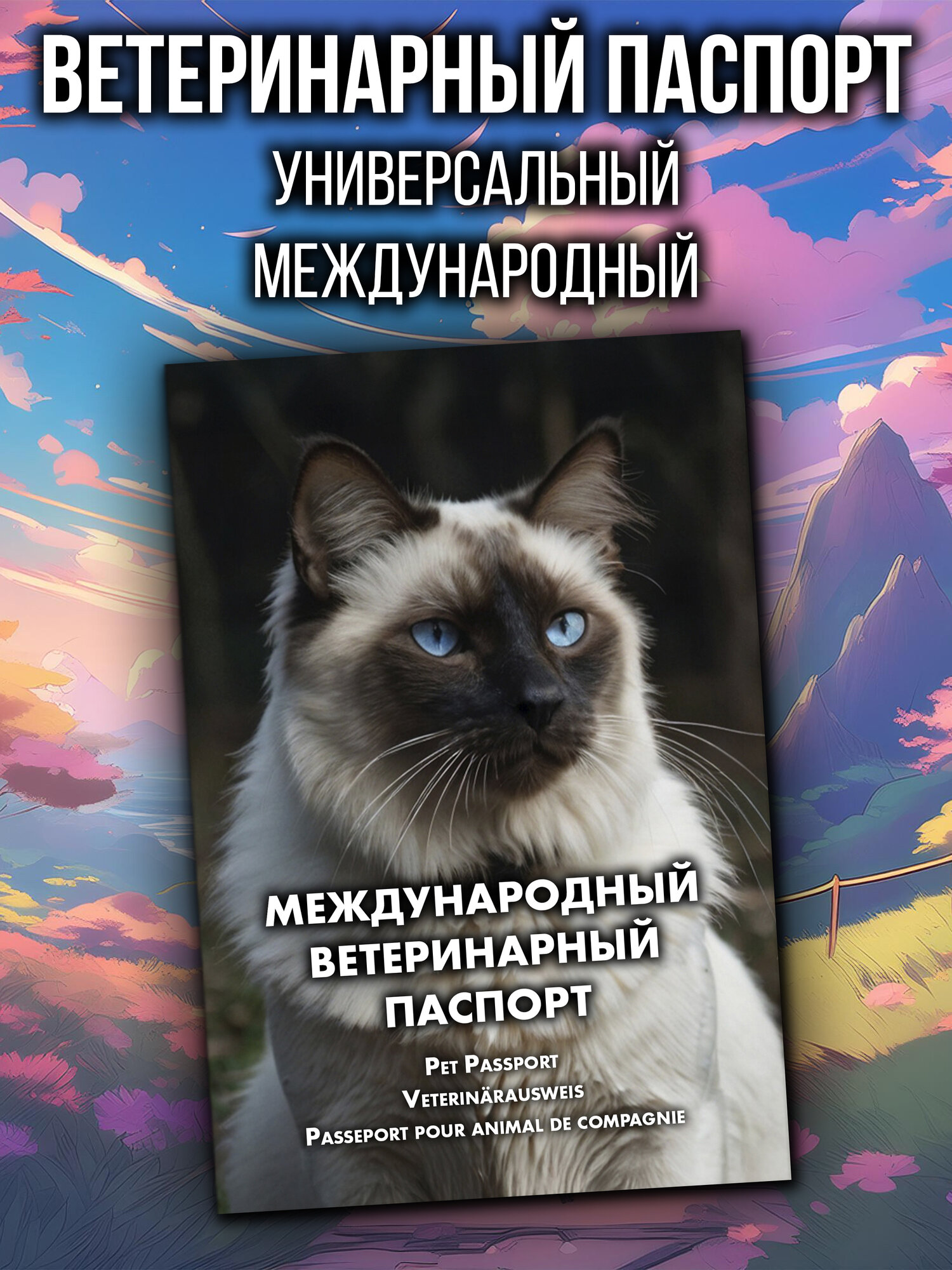 Ветеринарный паспорт для кошек и собак, международный