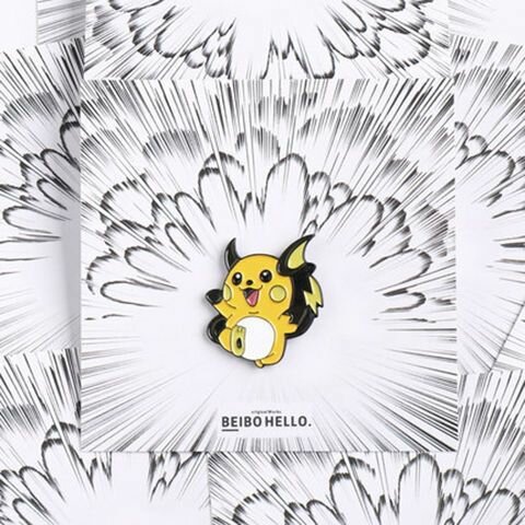 MINISO Брошь в виде покемона, новый стиль, тренд, личность, креативная утка, снорлакс, значок для украшения школьного ранца из металла Genggui