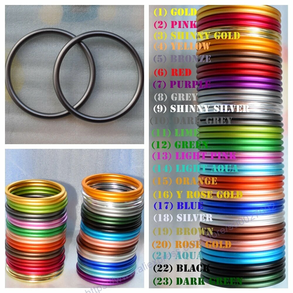 Алюминиевые кольца для слинга 2 шт. GREY