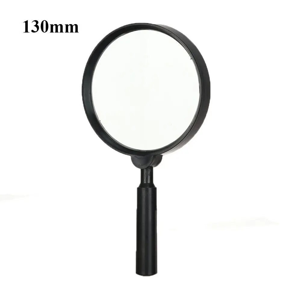 Пластиковый просмотрщик насекомых 40/50/60/75/90/100/110/130 мм, стеклянная линза для чтения, ювелирная лупа, 5-кратная увеличительная ручная лупа, 130mm