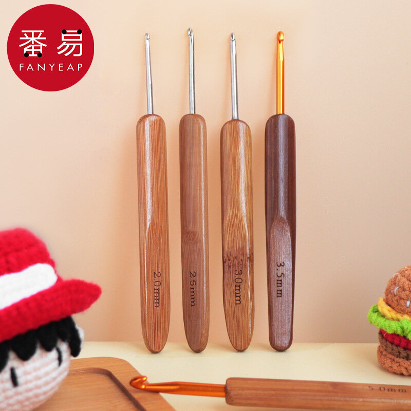 Набор для вязания крючком B1P60, полный комплект материалов, 2,0мм+3,0мм+4,0мм, маркировка, пряжка, булавка