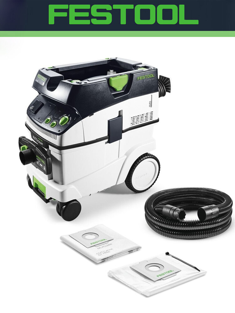 FESTOOL CTL 36 E AC-LHS 574963 Cleantec Мобильный пылеуловитель 36 л Компактный и эффективный электроинструмент для влажной и сухой уборки