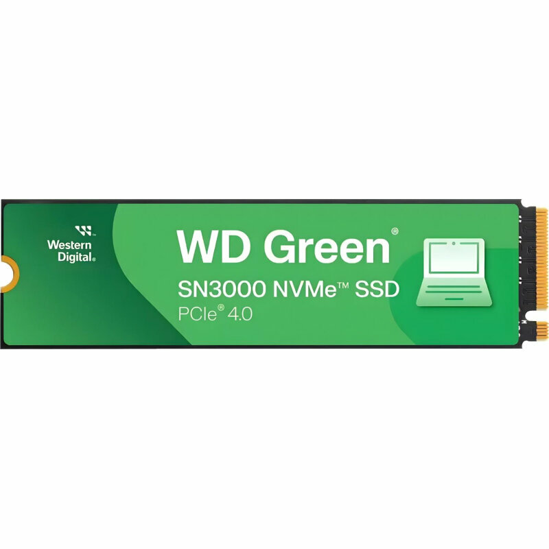 SSD накопитель WD Green SN3000 1Tb M.2 PCIe 4.0(WDS100T4G0E), 2294672
