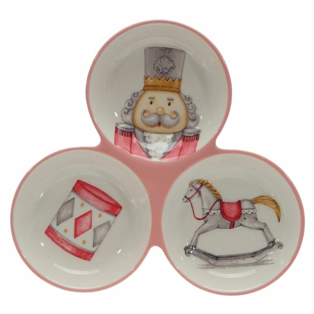 Менажница "Лошадка и Щелкунчик", 20х19х3 см