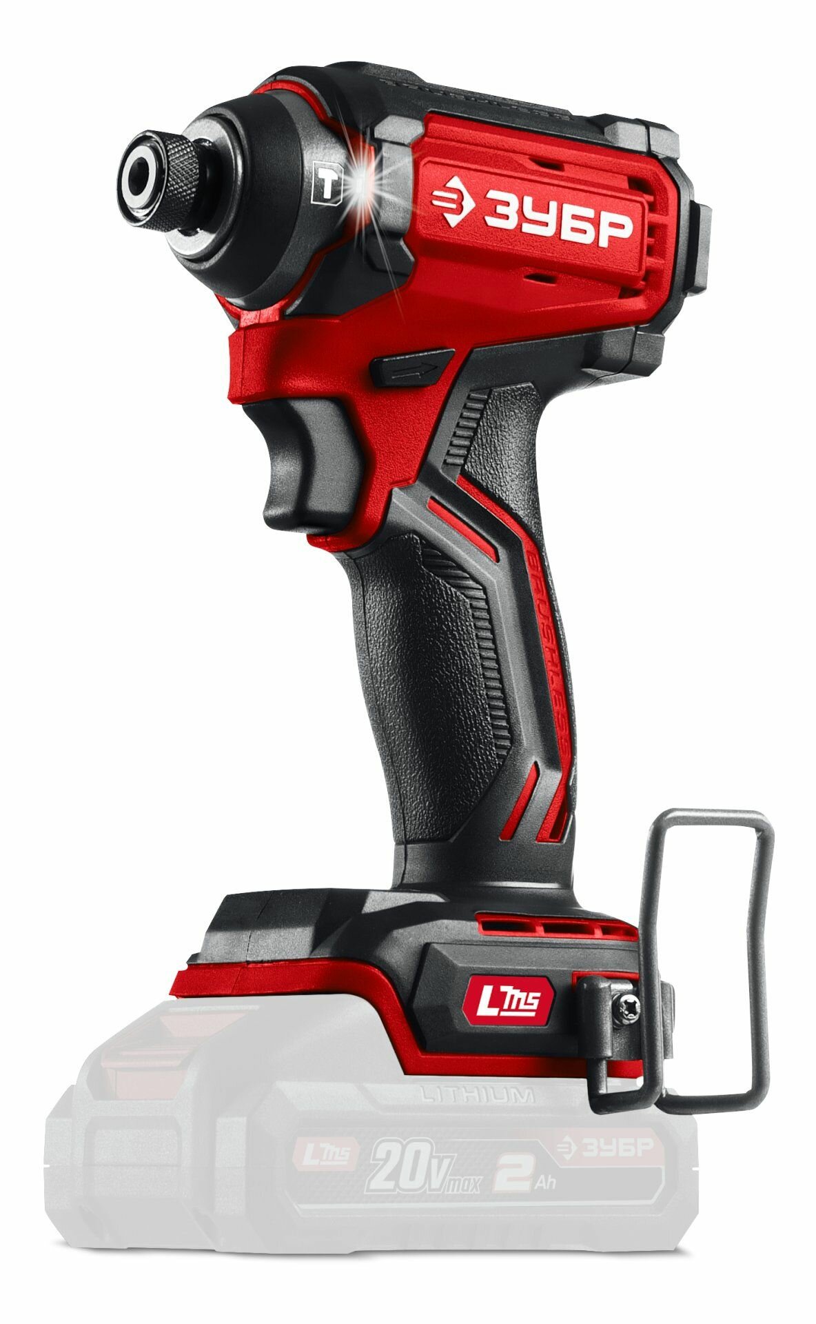 Бесщеточный ударный винтоверт ЗУБР 20 В, 180 Н м, без АКБ (LMS) ВБУ-180