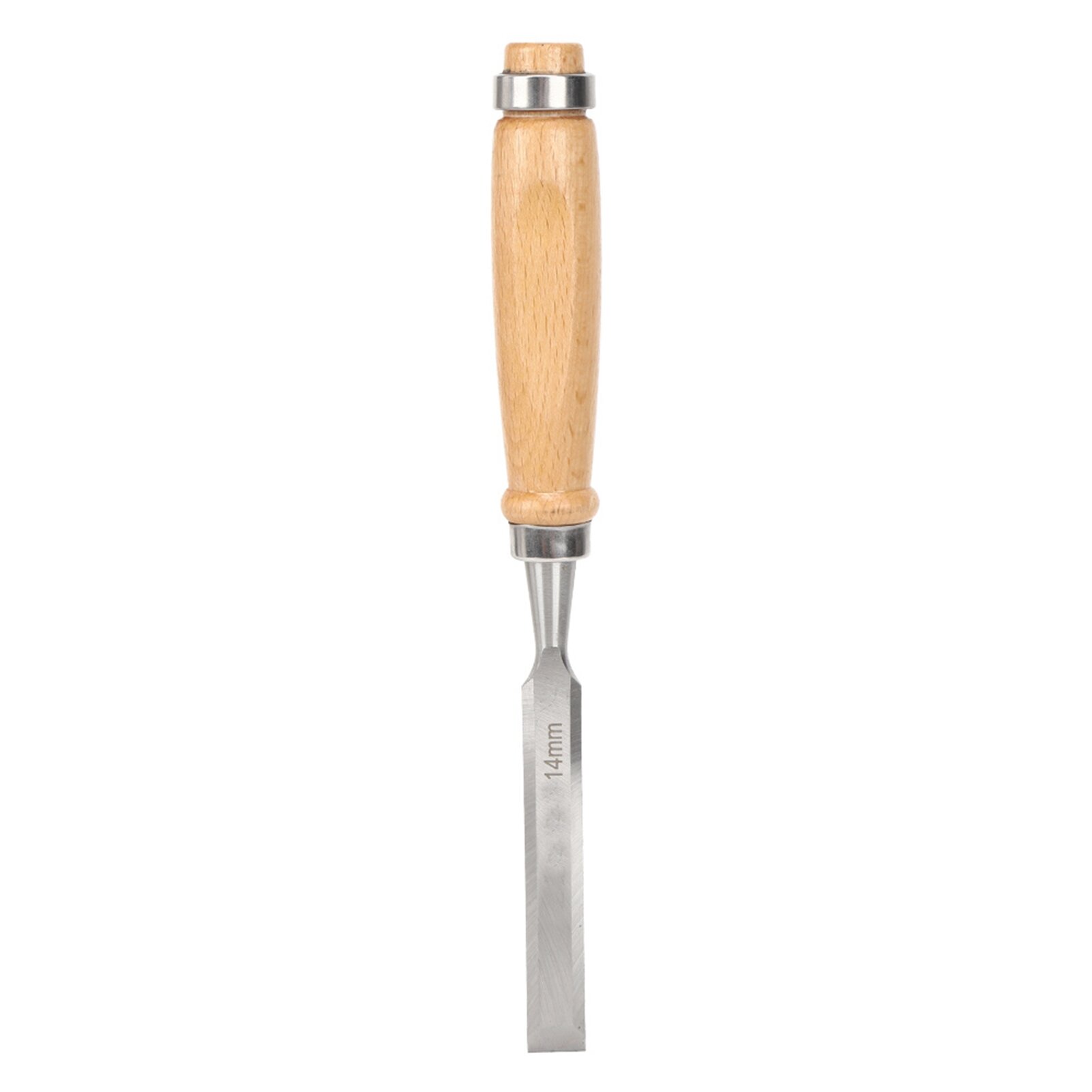 Плотницкий резец с деревянной ручкой, стальной инструмент CrV 14 мм
