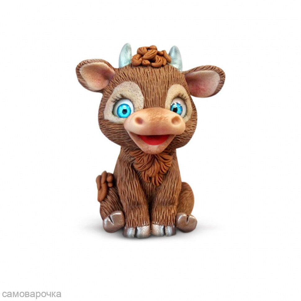 Буренка cиликоновая форма для мыла, гипса, свечей 3D