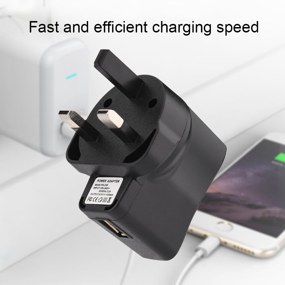 Зарядное устройство 5 В, 1 А, адаптер питания, USB-разъем для зарядки, источник питания для телефона