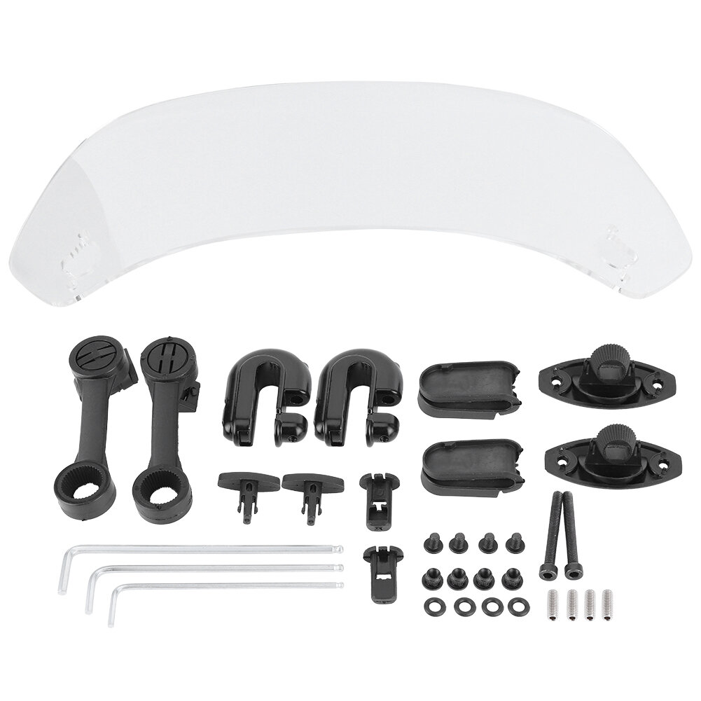 Универсальный Мотоцикл Модифицированный Ветровое Стекло Спойлер На Лобовом Стекле Воздушный Дефлектор Прозрачный