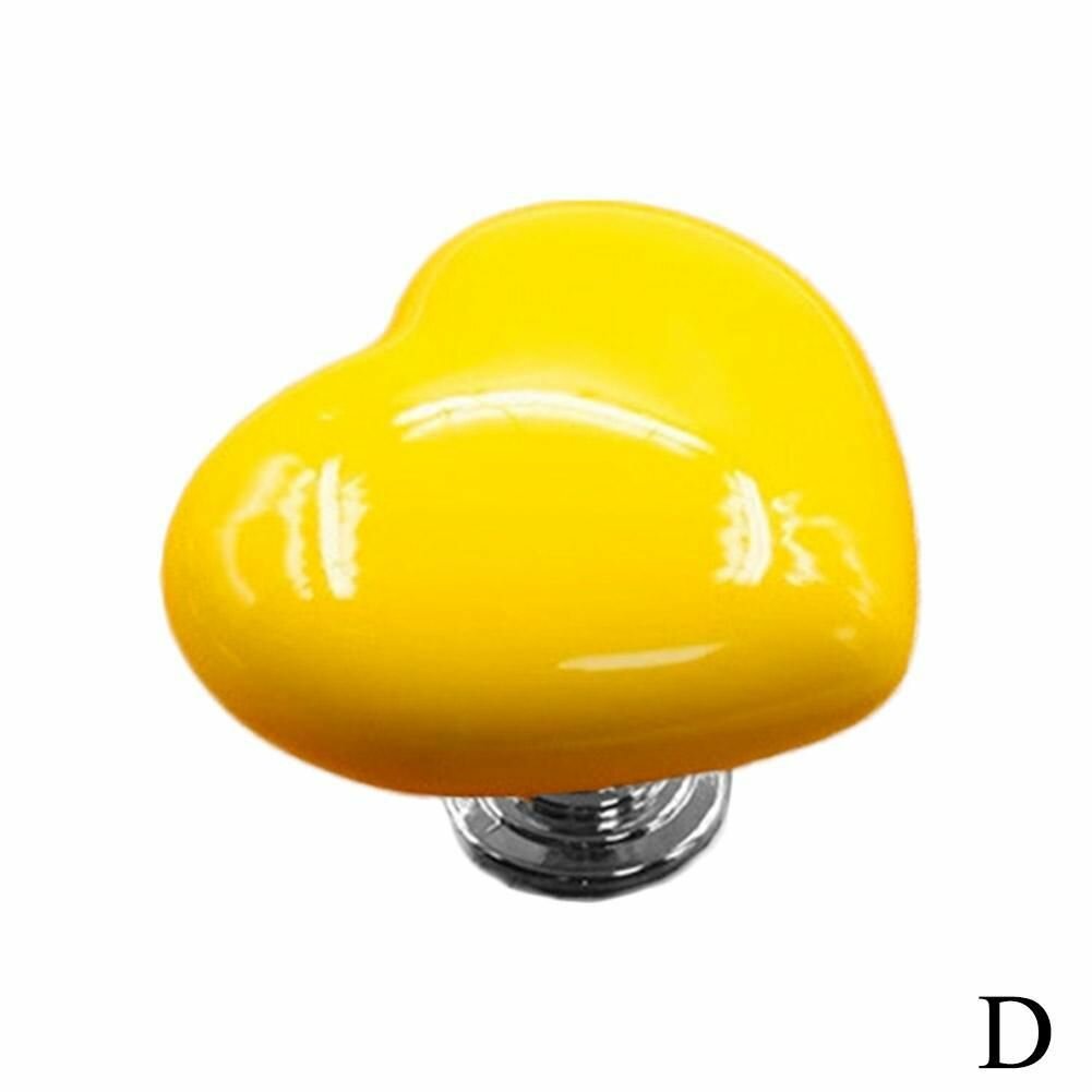 Креативная кнопка для слива унитаза в виде разноцветного сердца, модный аксессуар для ванной комнаты