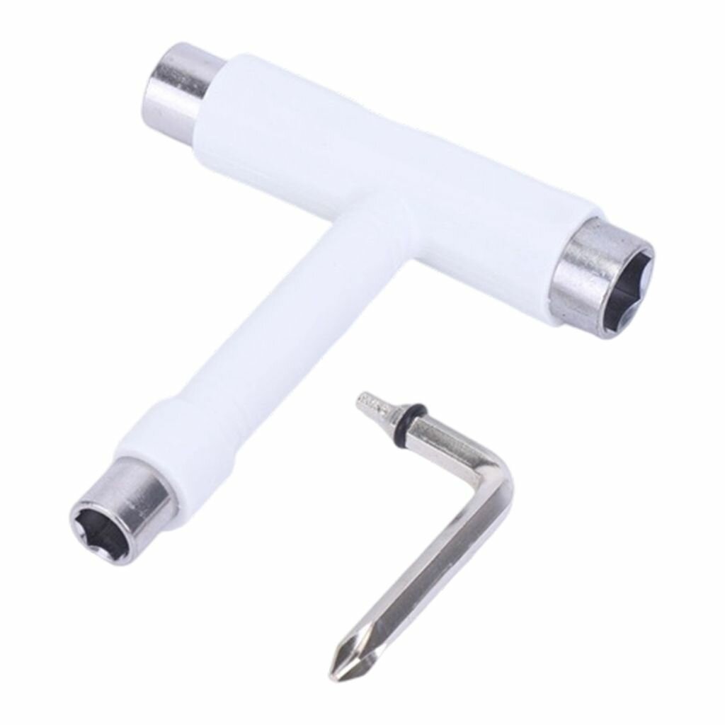 Т-образный ключ для скейтборда, Белый