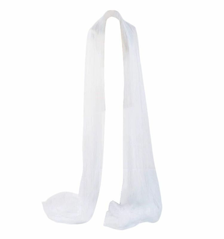 Шарф без бретелей для гостей свадьбы в стиле русалки, Белый