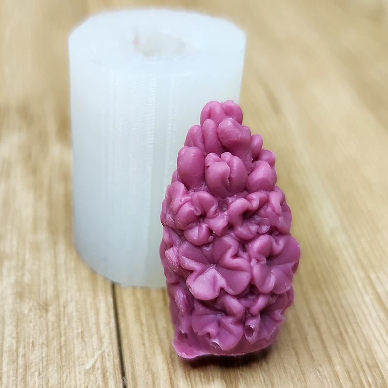 Силиконовая форма для шоколадных плиток Brilliant Mold. Молд Сирень малая